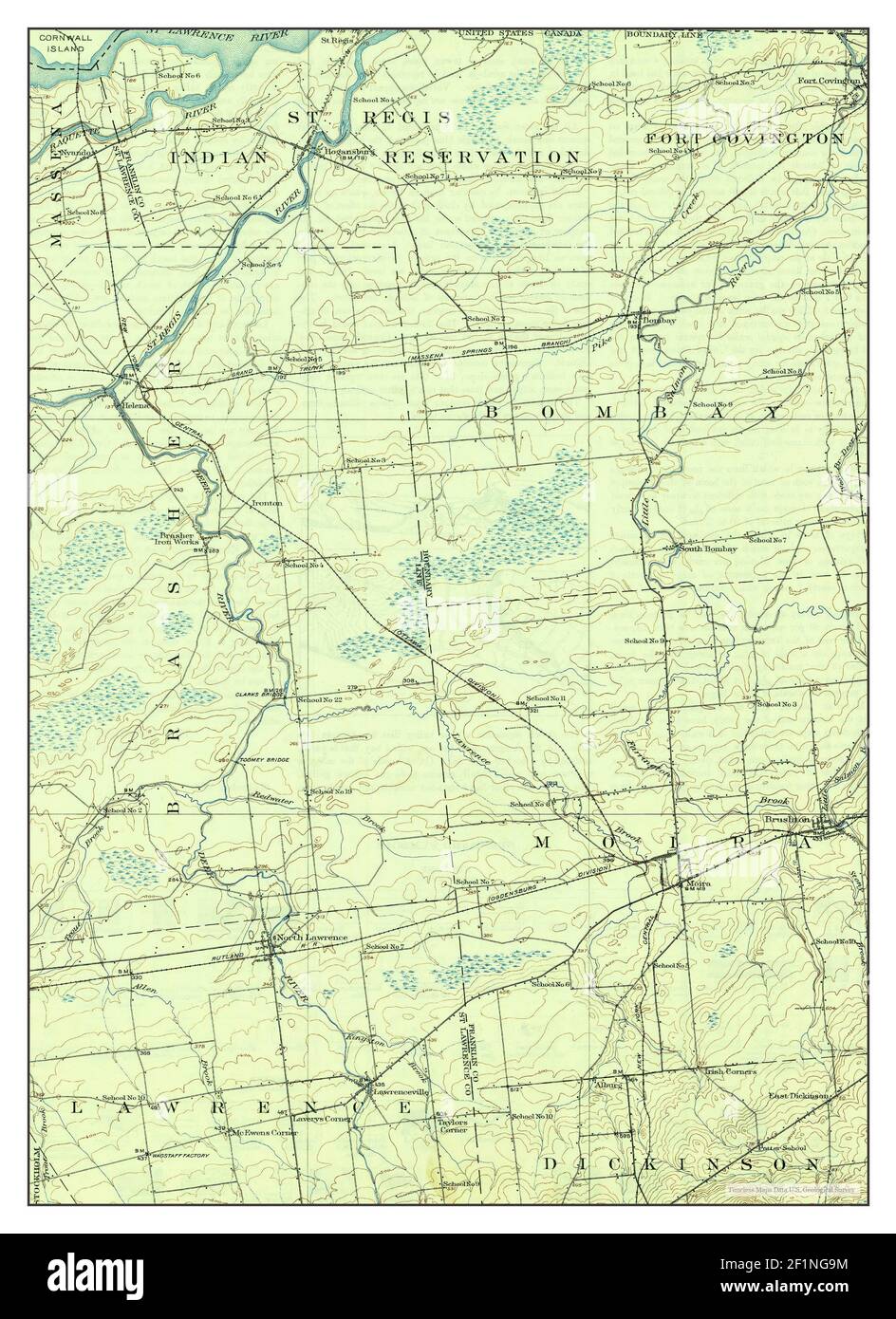 Moira new york map hi-res stock photography and images - Alamy