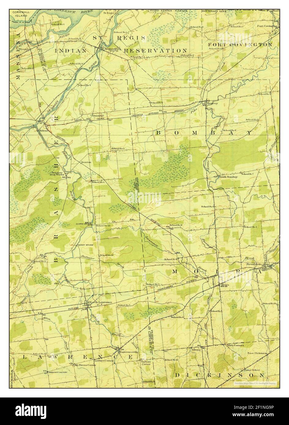 Moira new york map hi-res stock photography and images - Alamy