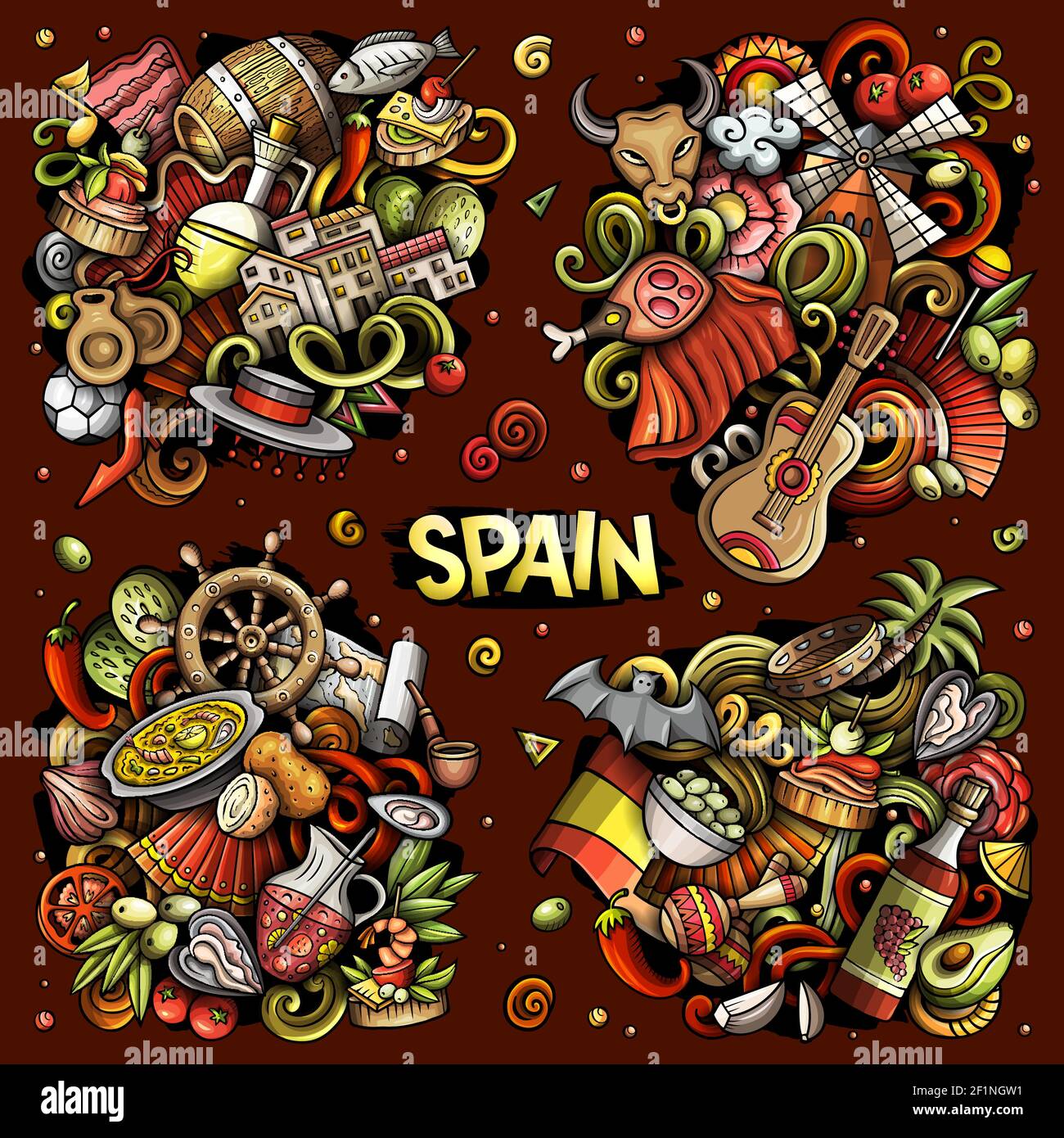 Fan clip art cartoon illustration hi-res stock photography and images ...