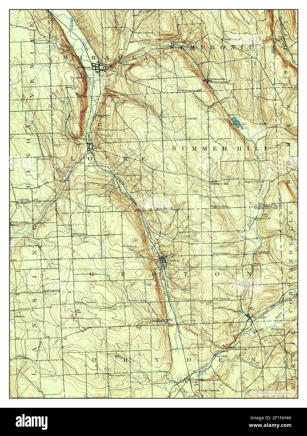 Antique map of moravia Cut Out Stock Images & Pictures - Alamy