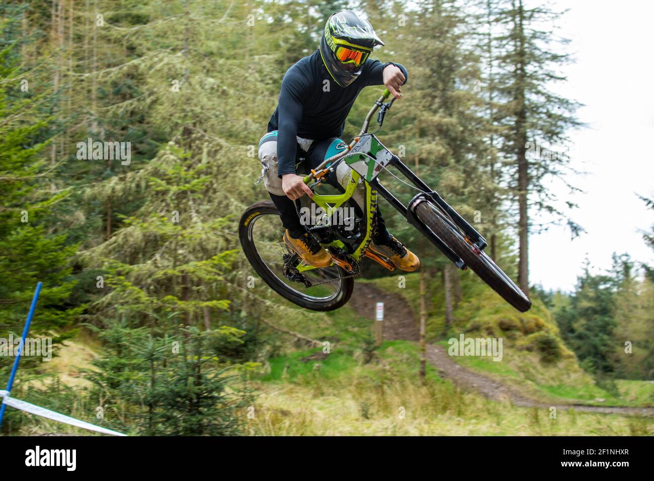 This picture was taken at a downhill mountainbike race at Innerleithen ...