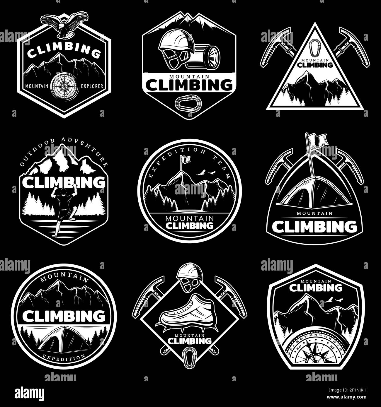 Mountain Climbing Logo