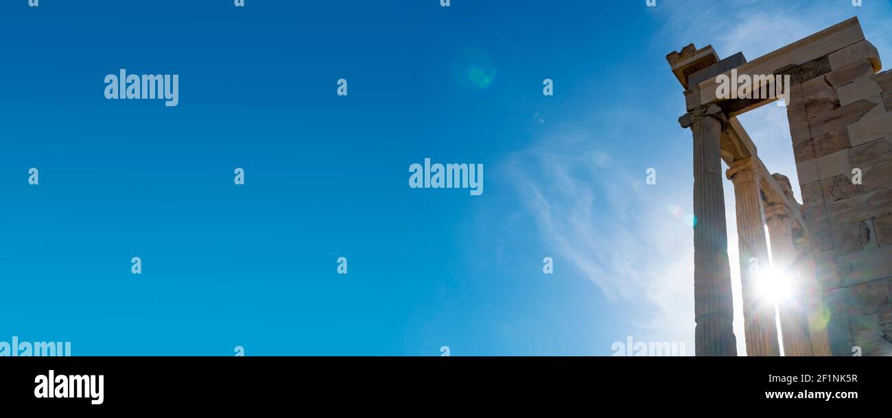 Historical marble parts and Hellenistic, Greek columns from the ...