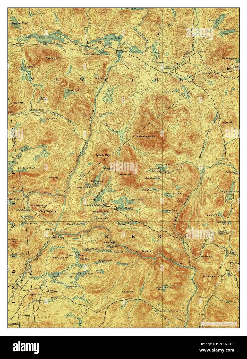 Map Of Newcomb High Resolution Stock Photography and Images - Alamy