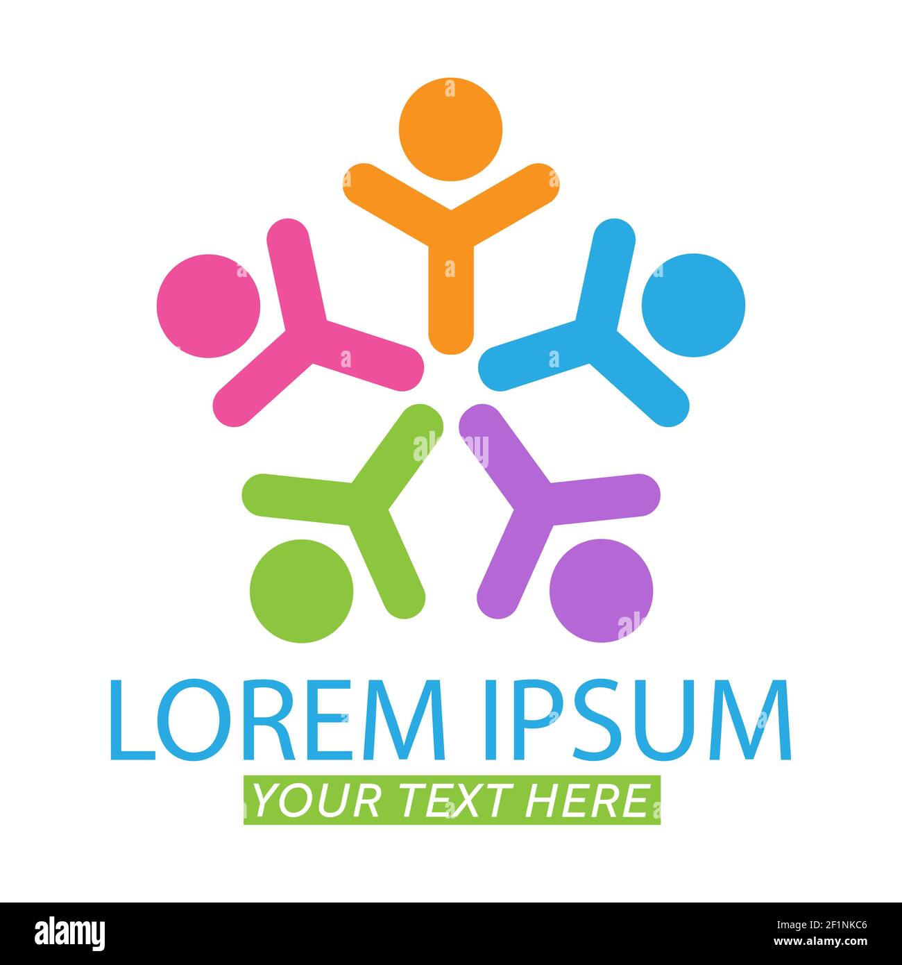 Community icon, social networks, team of friends. Stock vector ...