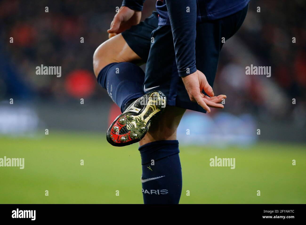 Her shoe off soccer hi-res stock photography and images - Alamy
