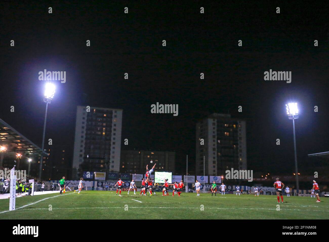 Illustration line out during the French Championship Top 14 Rugby Union ...