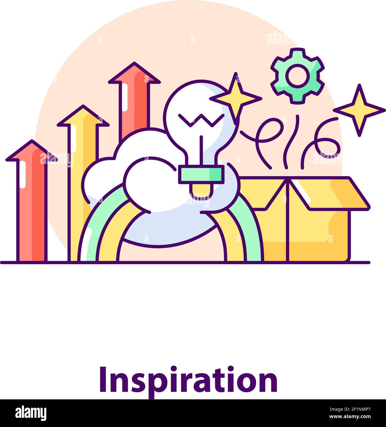 Inspiration creative UI concept icon Stock Vector Image & Art - Alamy