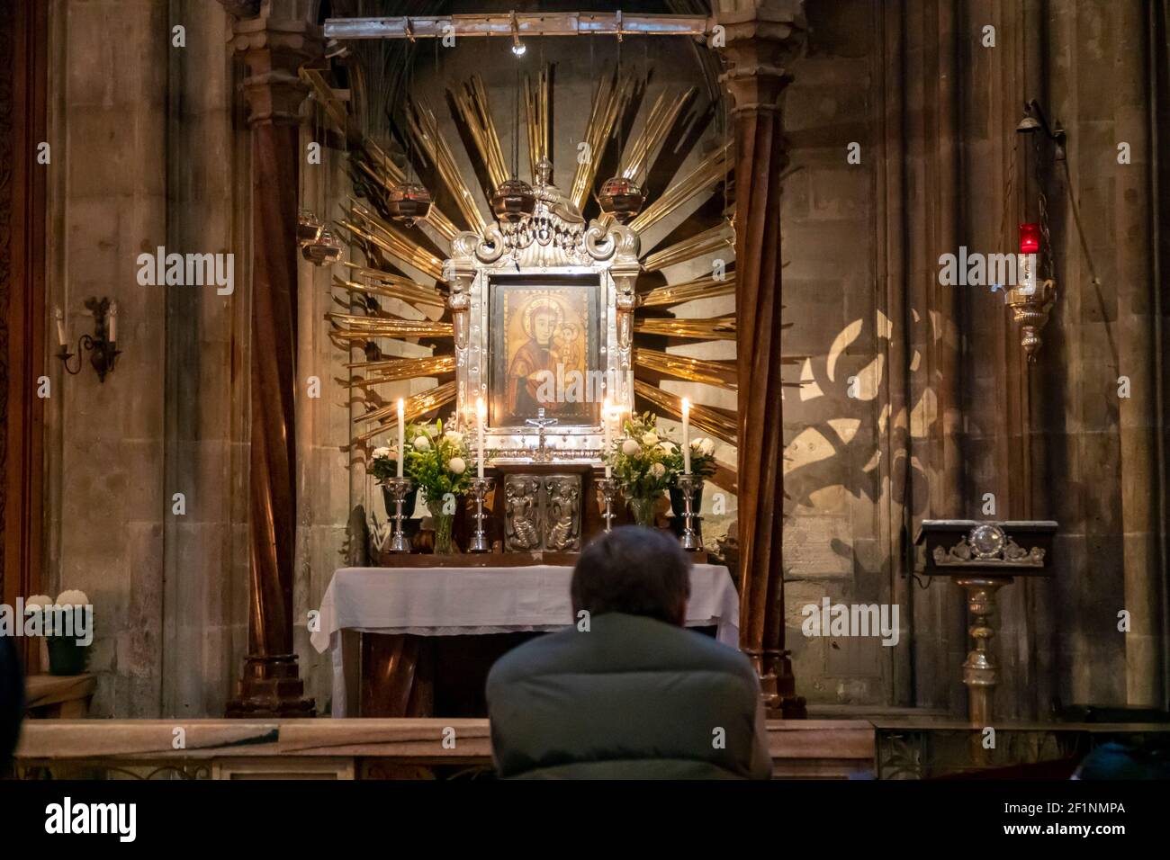 Jesus praying picture hi-res stock photography and images - Alamy