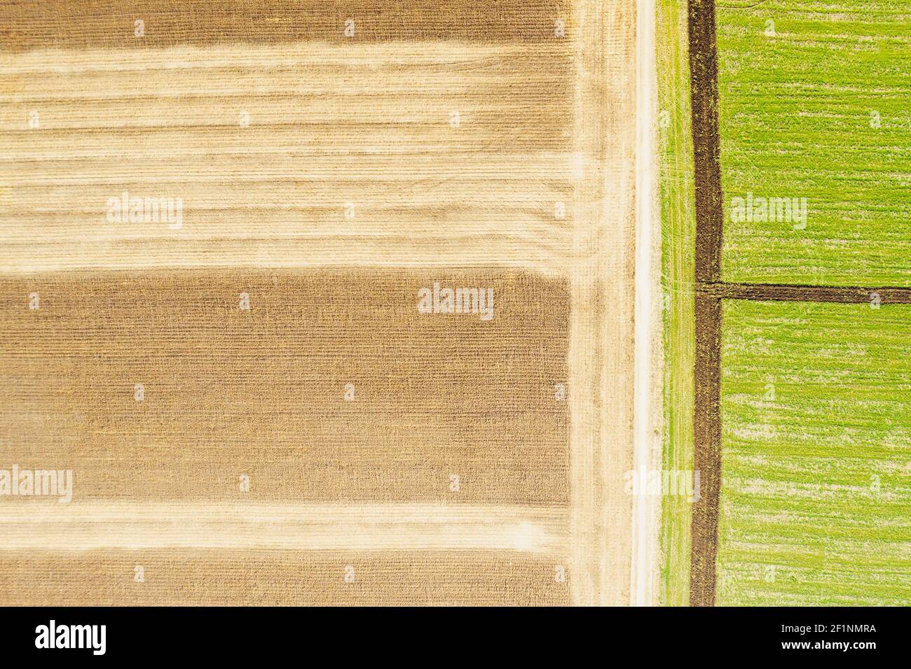 Geometric shapes agricultural parcels in hi-res stock photography and ...