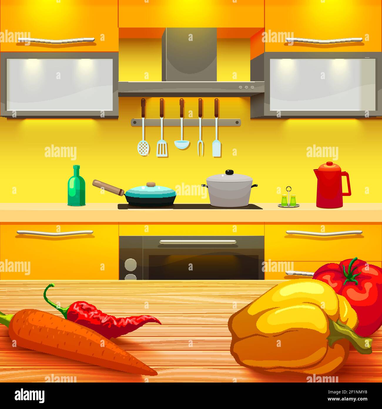 Cartoon Kitchen Table