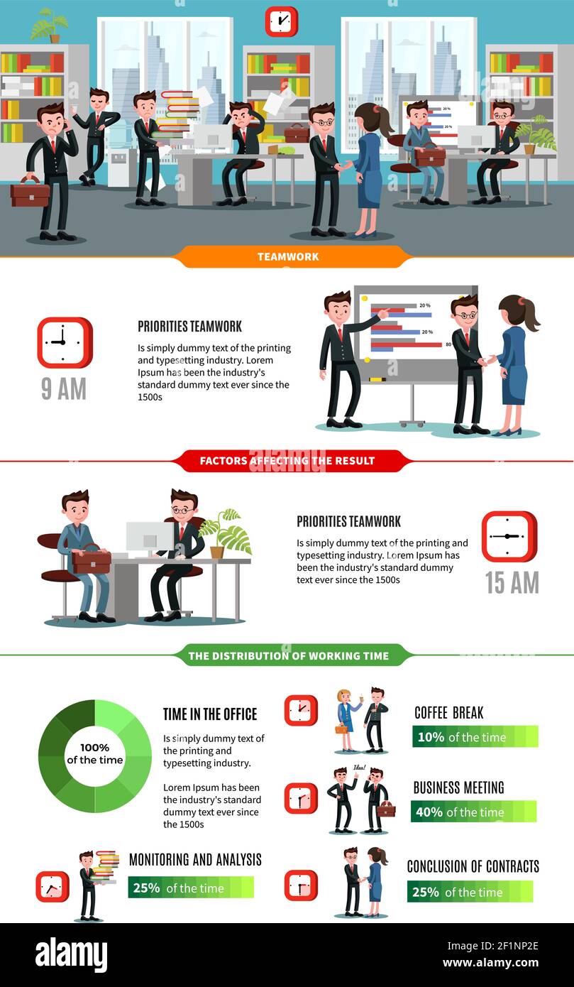 Workplace atmosphere Stock Vector Images - Alamy