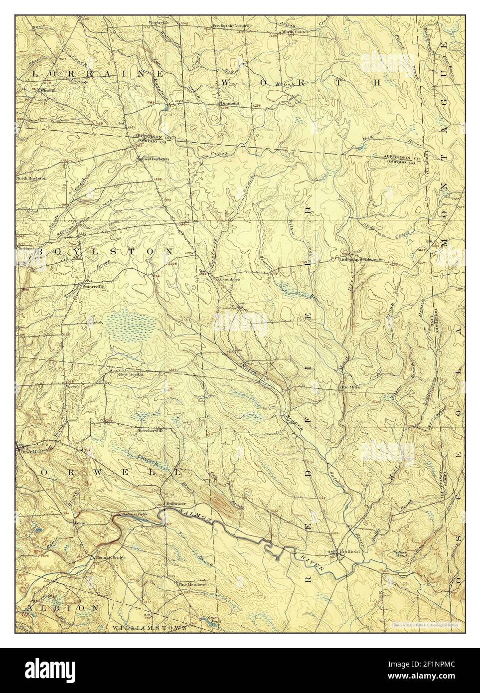 Orwell, New York, map 1905, 1:62500, United States of America by ...