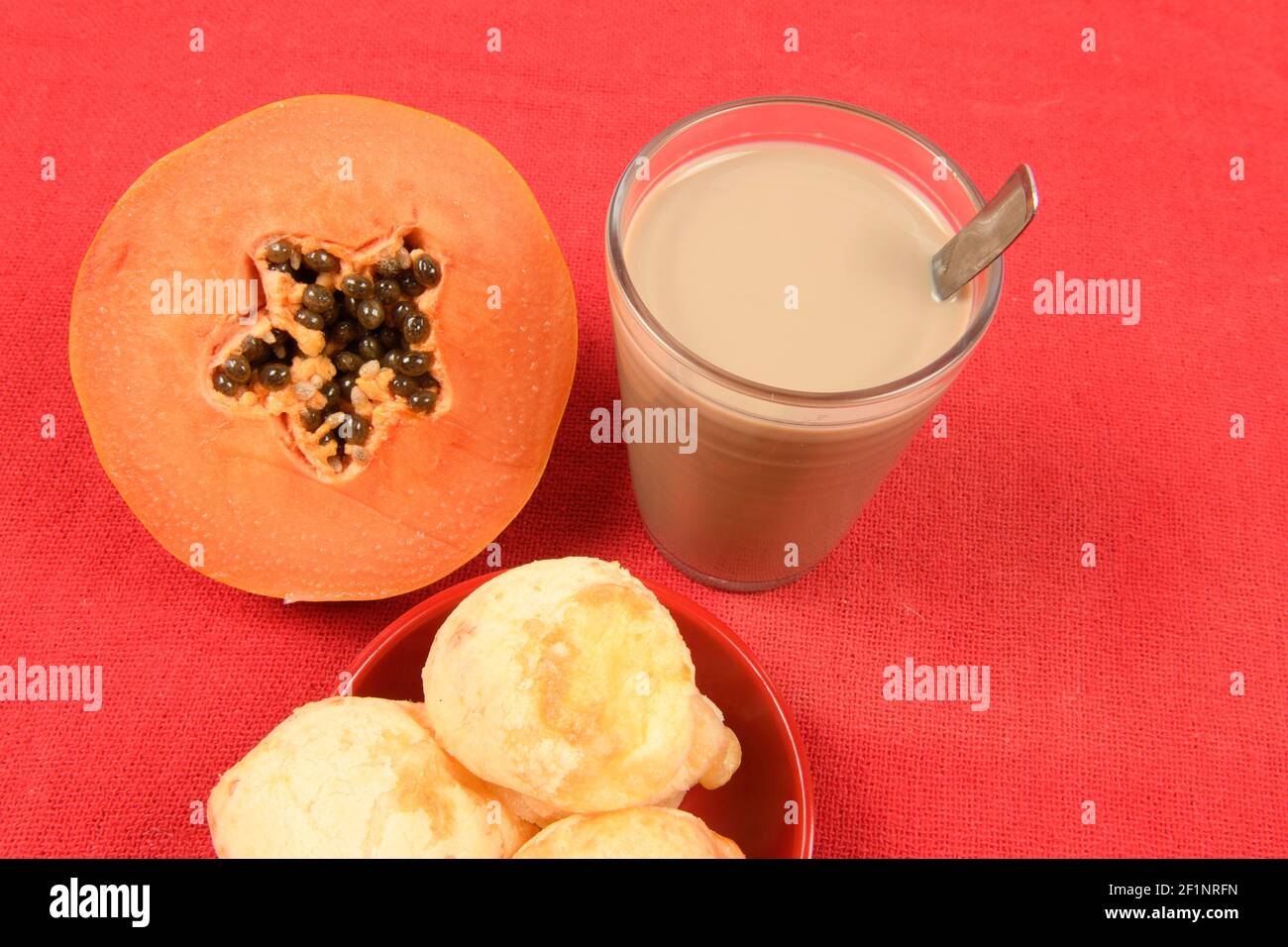 Brazilian Food Guide - Breakfast, with coffee with milk, cheese bread ...