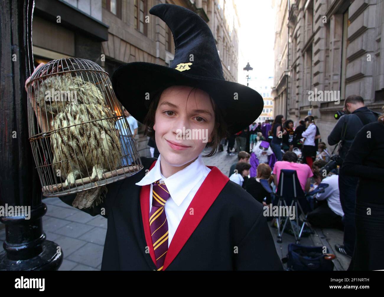Oscar Sieling in the queue outside Waterstones on Picadilly, waiting ...