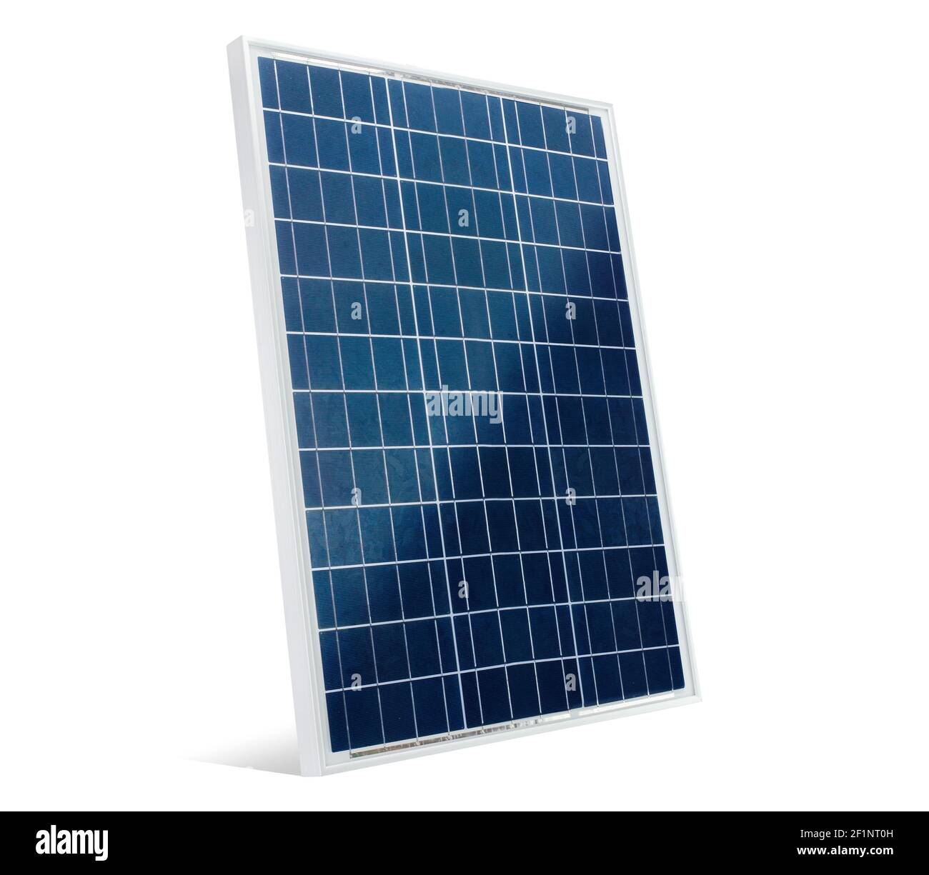 Solar Panel Isolated on White with Clipping Path Stock Photo - Alamy