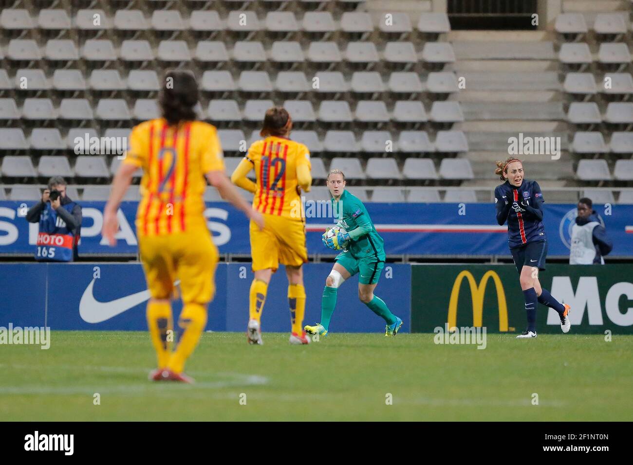 Berger Ann-Katrin (PSG women), Pilar Garrote (Women FC Barcelone ...