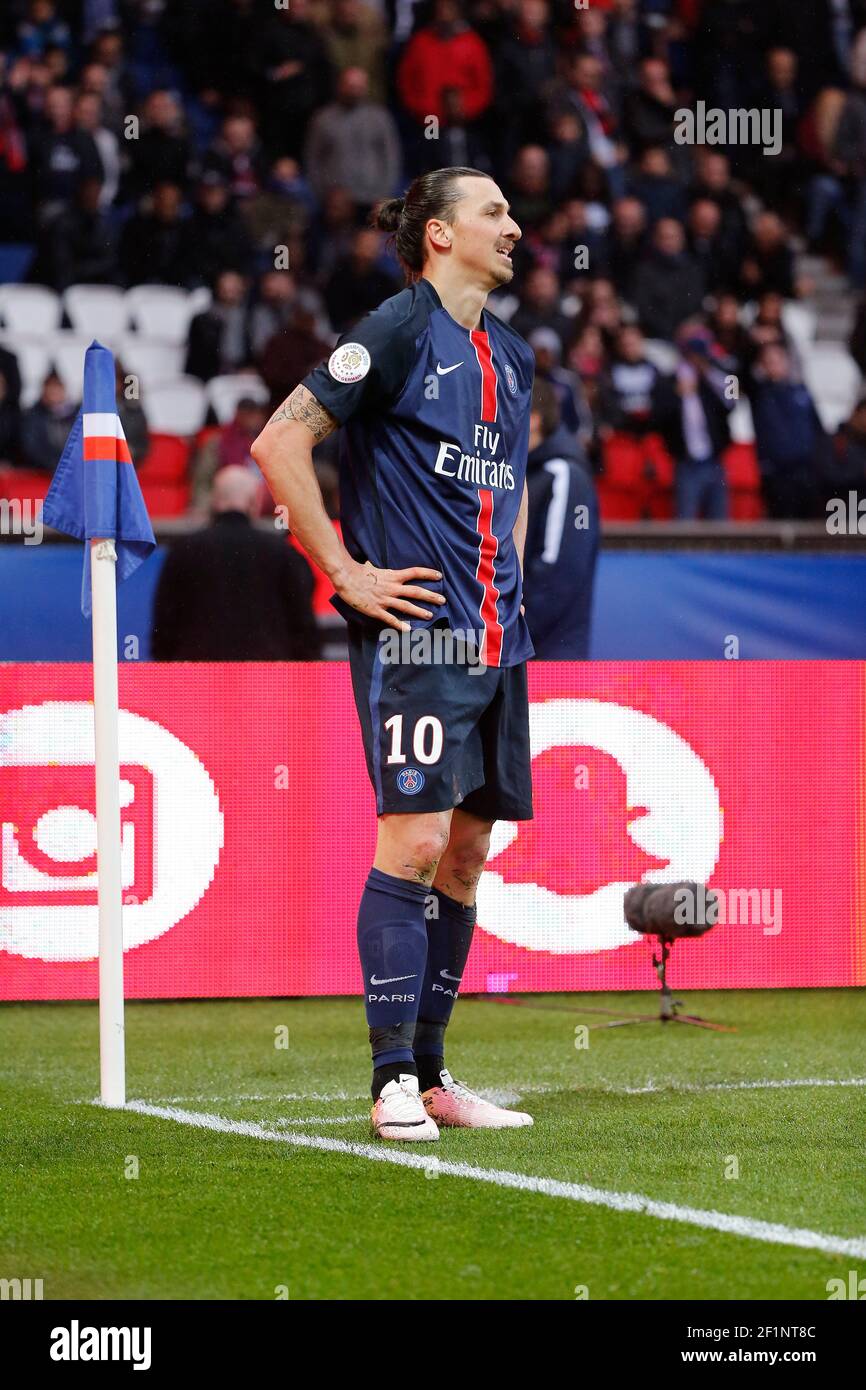 Zlatan Ibrahimovic (psg) during the French Championship Ligue 1 ...