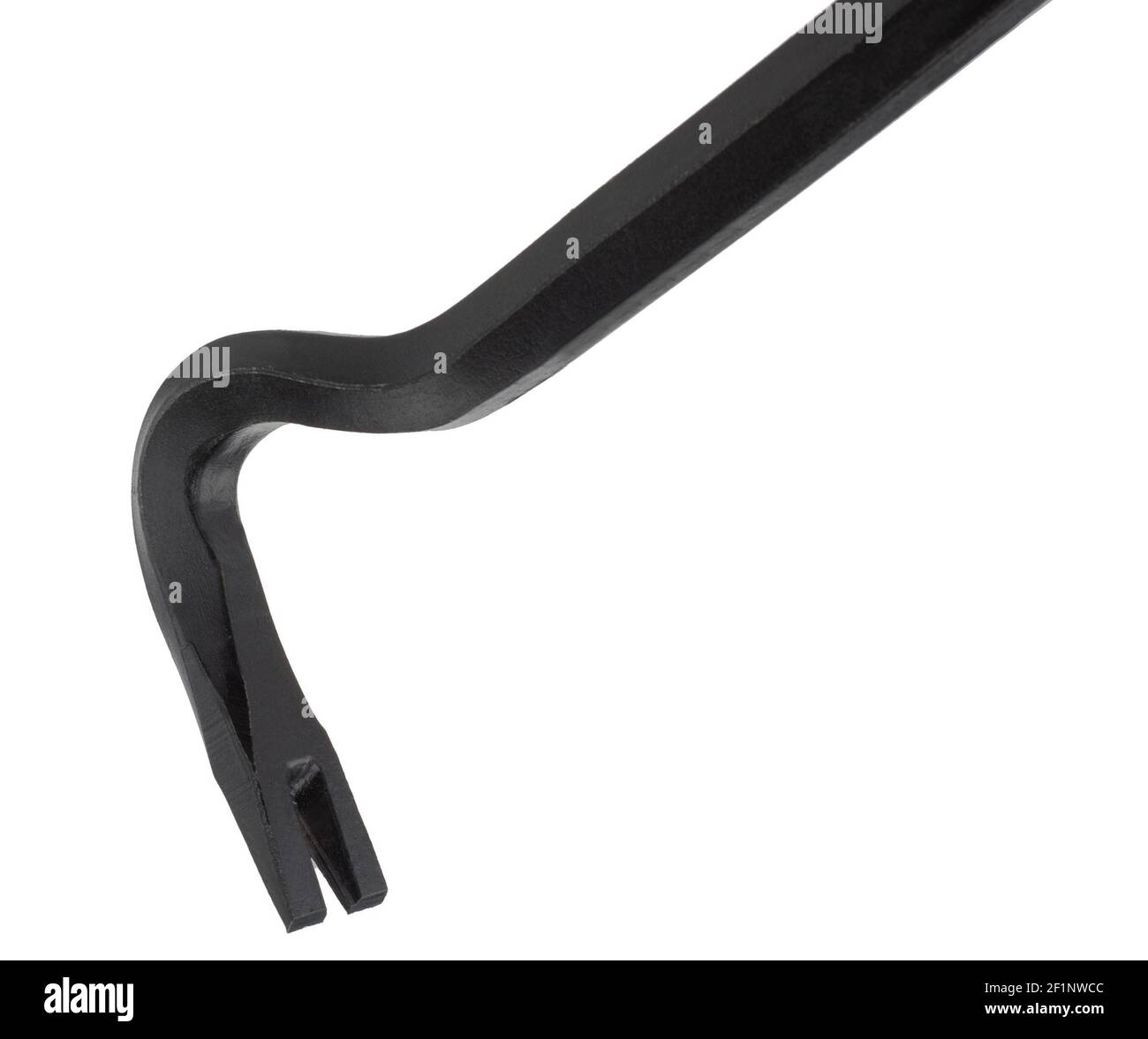 New Black Metal, tool crowbar - macro photography Stock Photo - Alamy