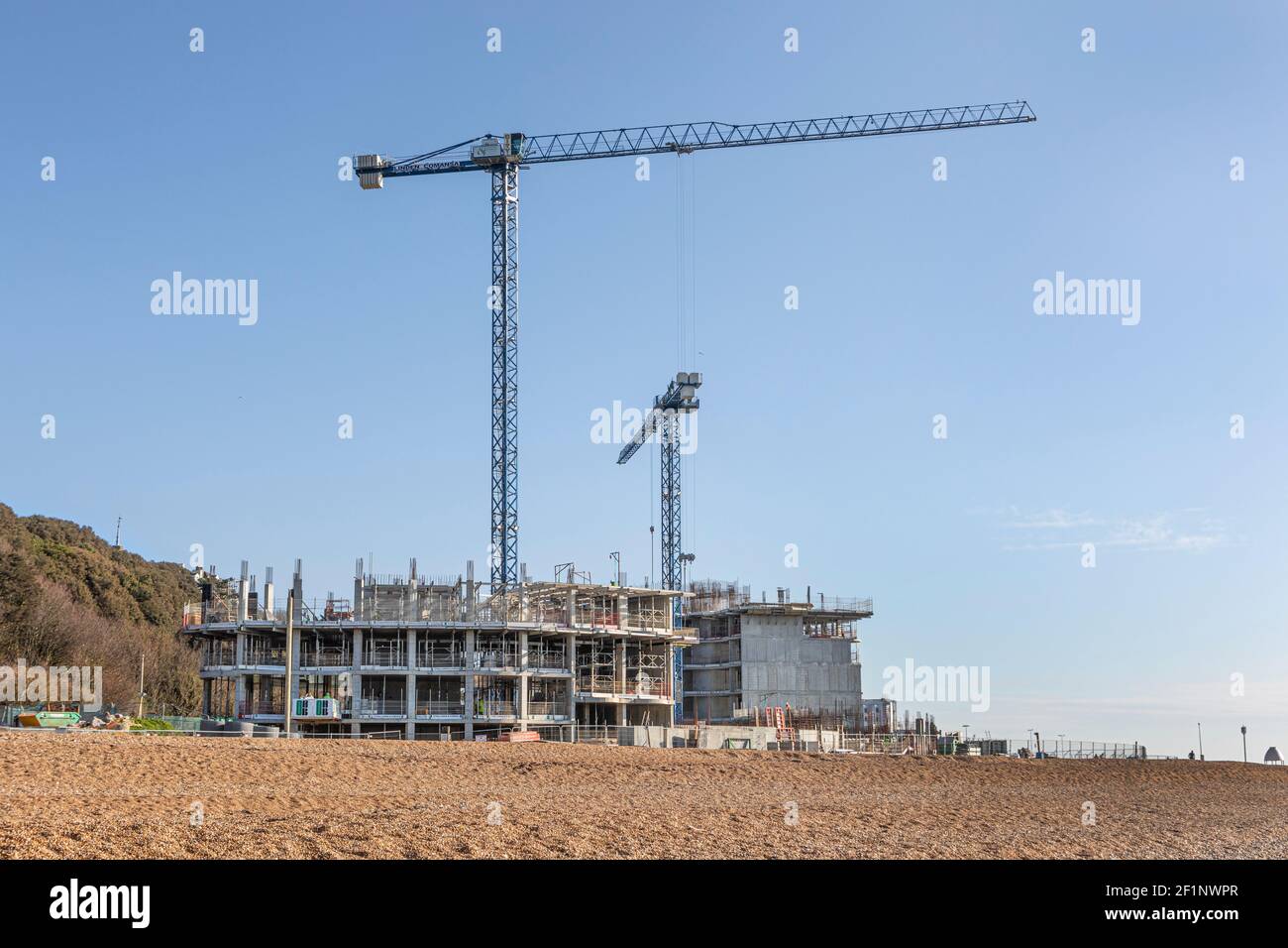 Folkestone beach development hi-res stock photography and images - Alamy