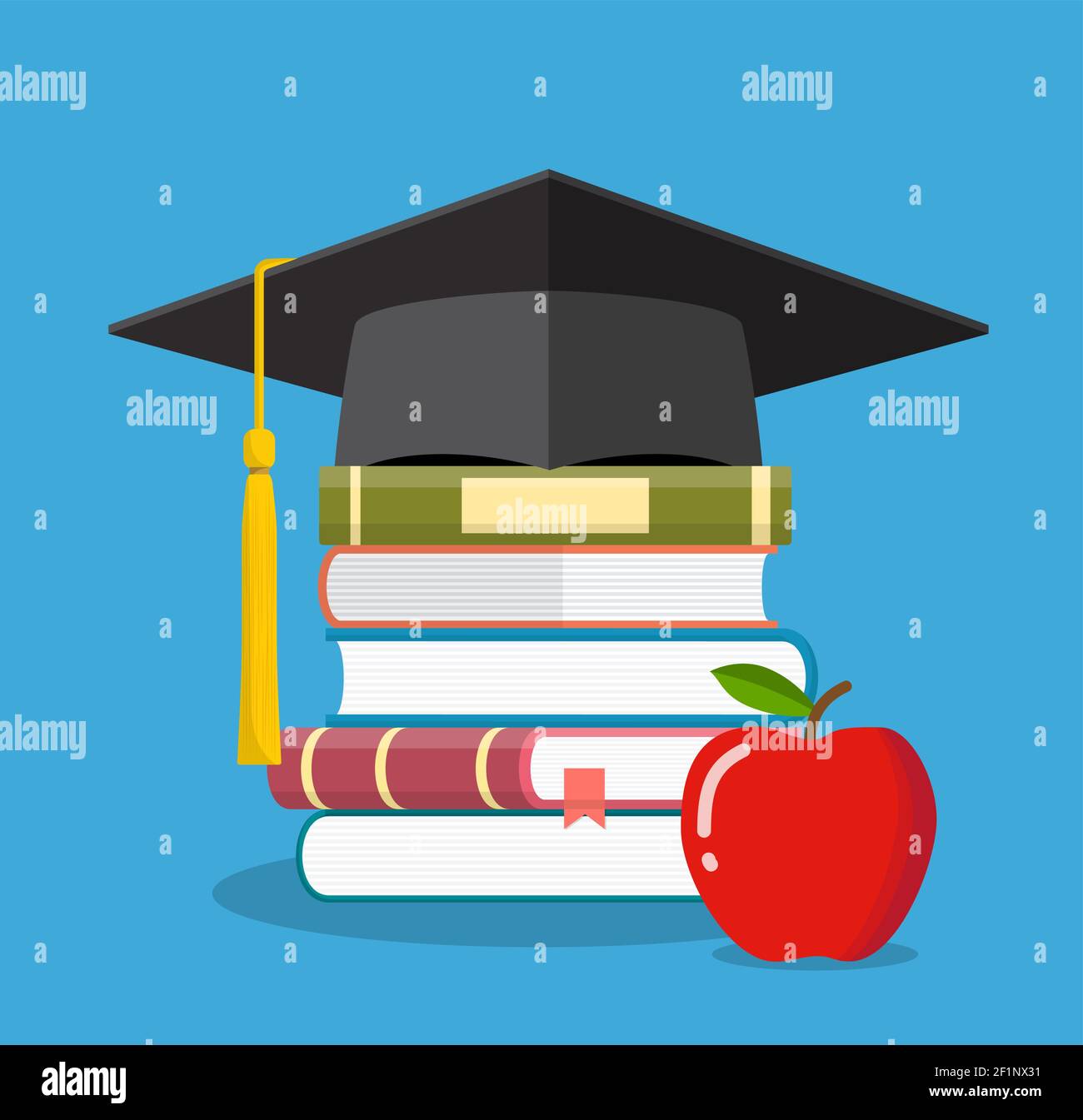 Convocation cap Stock Vector Images - Alamy