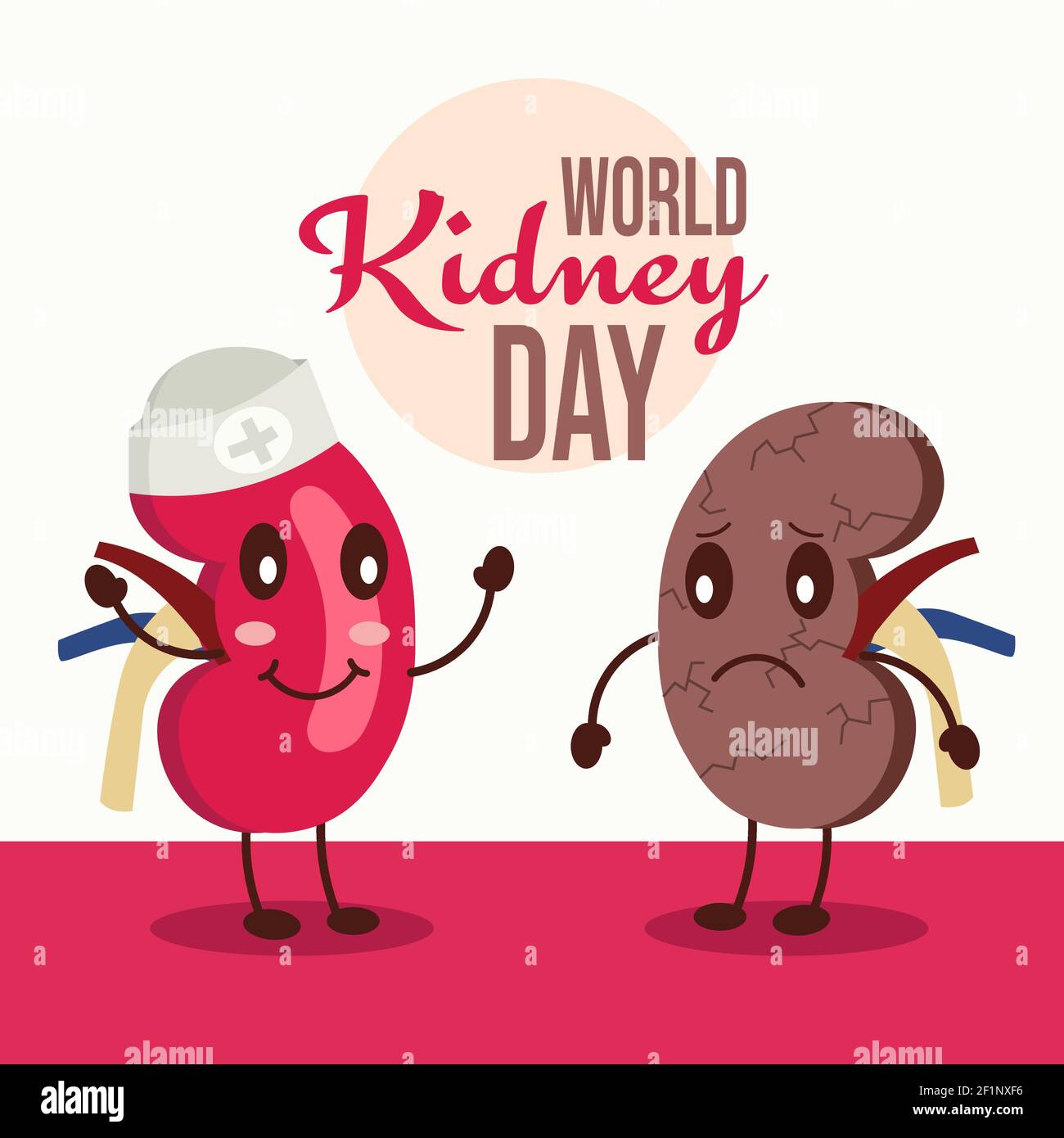 World Kidney Day poster vector illustration Stock Vector Image & Art ...