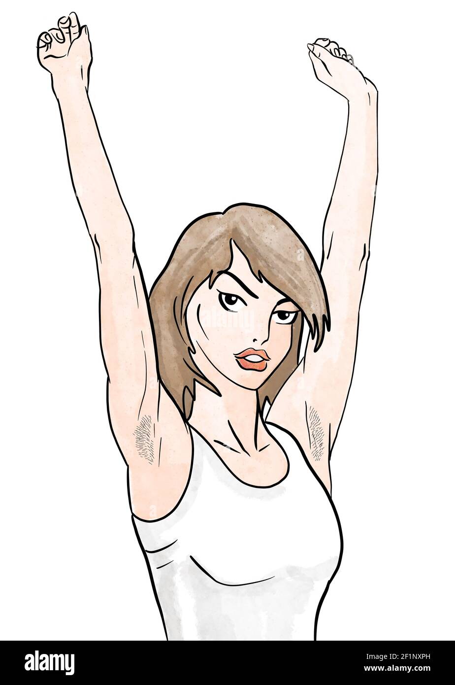 Female Hairy Armpit High Resolution Stock Photography and Images - Alamy