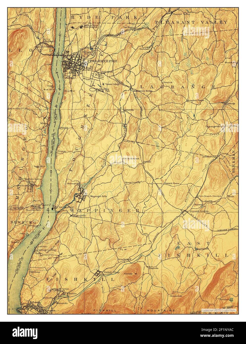 Map Of Poughkeepsie High Resolution Stock Photography and Images - Alamy