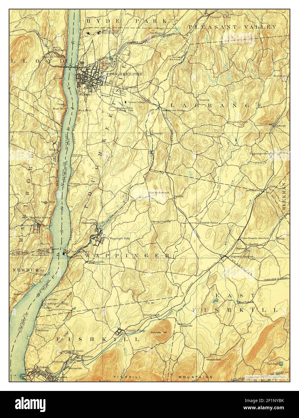 Map Of Poughkeepsie High Resolution Stock Photography and Images - Alamy
