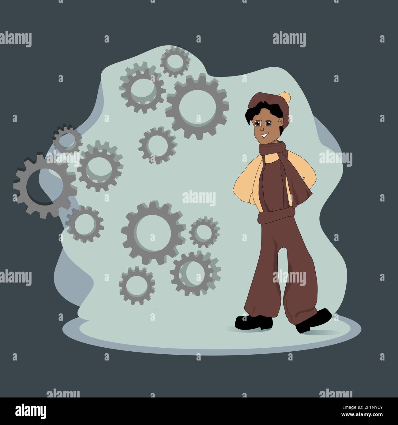 Indian system engineer Stock Vector Images - Alamy
