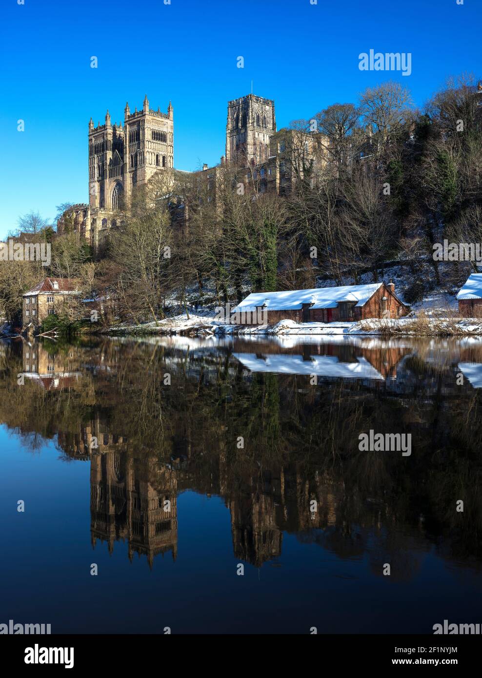 Durham Cathedral Snow Winter High Resolution Stock Photography and ...