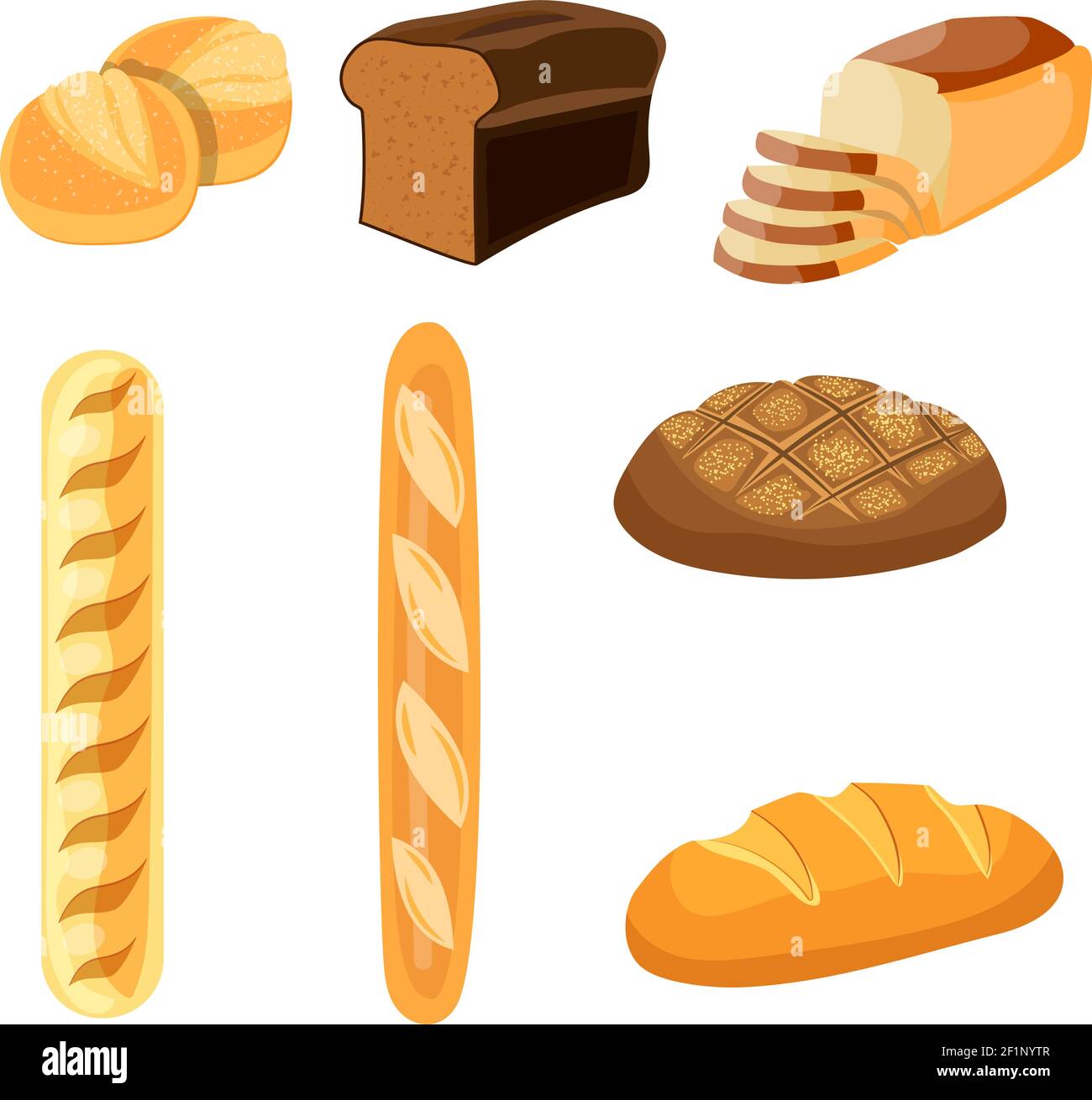 Bakery shop vector icons Stock Vector Image & Art - Alamy