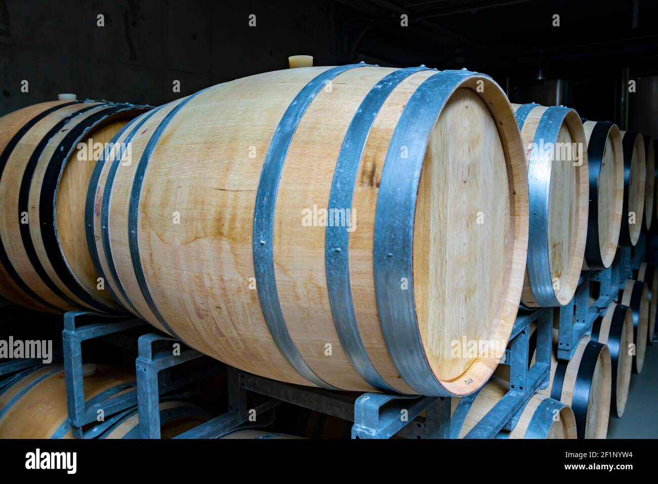 Whisky distillery barrel storage hi-res stock photography and images ...