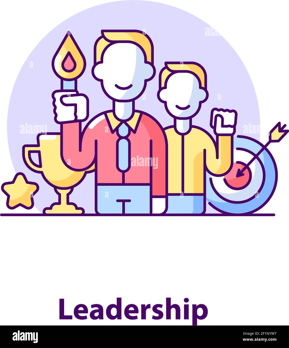 Leadership creative UI concept icon Stock Vector Image & Art - Alamy