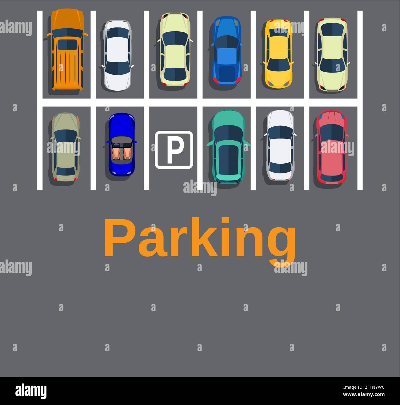 Parking lot green sign Stock Vector Images - Alamy
