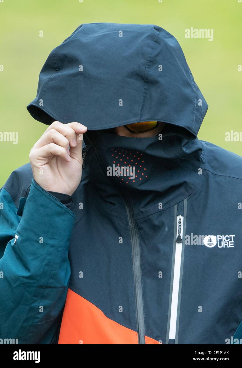 EuroMillions lottery winner Matthew Topham arrives at Lincoln Crown ...