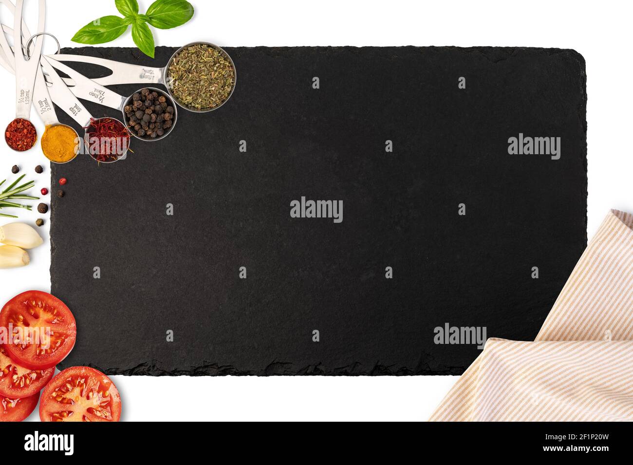Food background with free space for text Stock Photo - Alamy