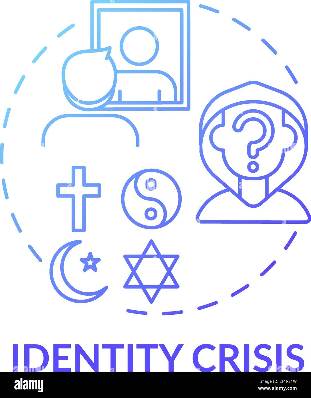 Identity Confusion Stock Vector Images - Alamy