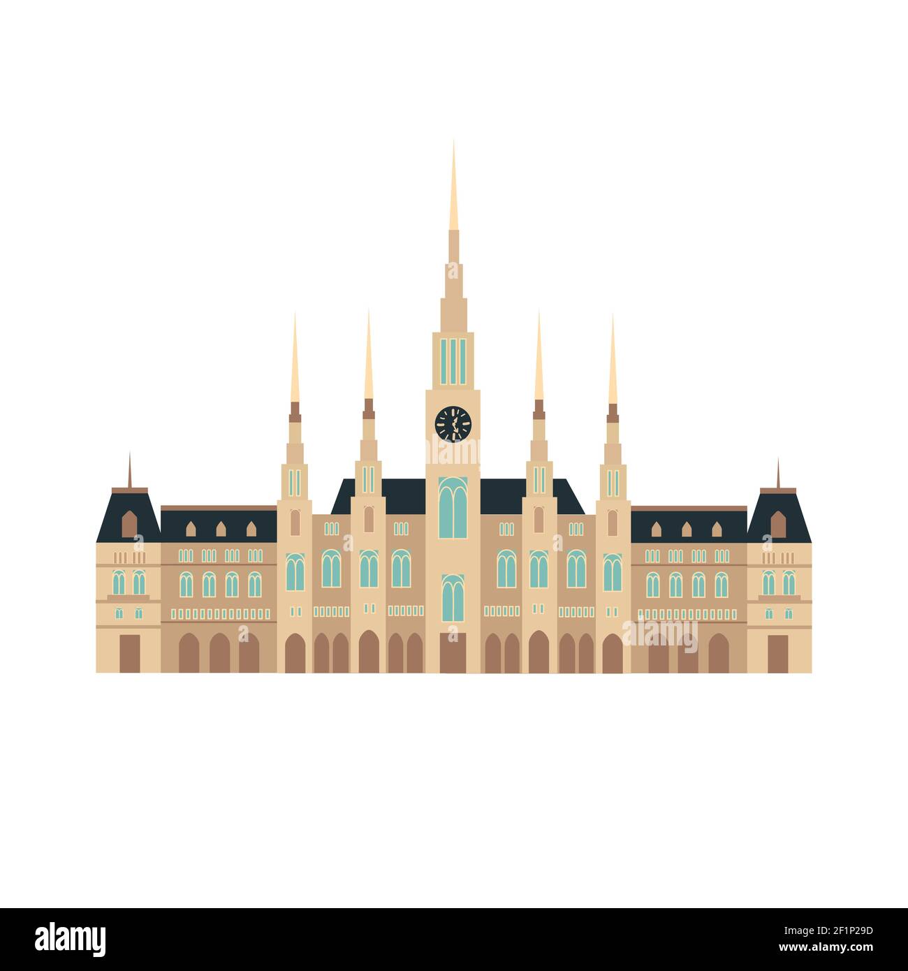 Schloss belvedere wien Stock Vector Images - Alamy
