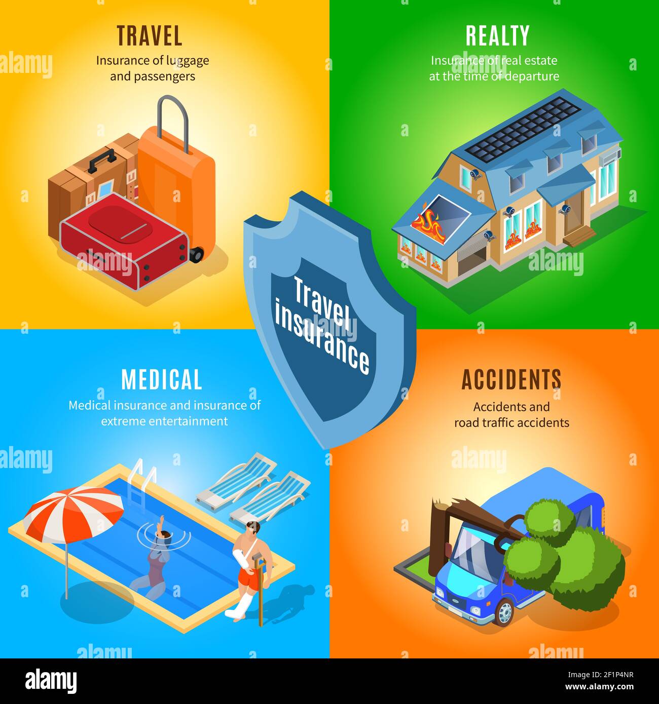 Tourism accidents Stock Vector Images - Alamy