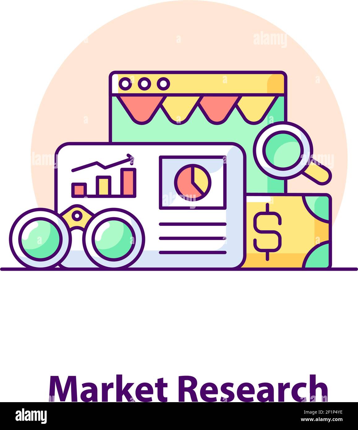 Market Research Clipart