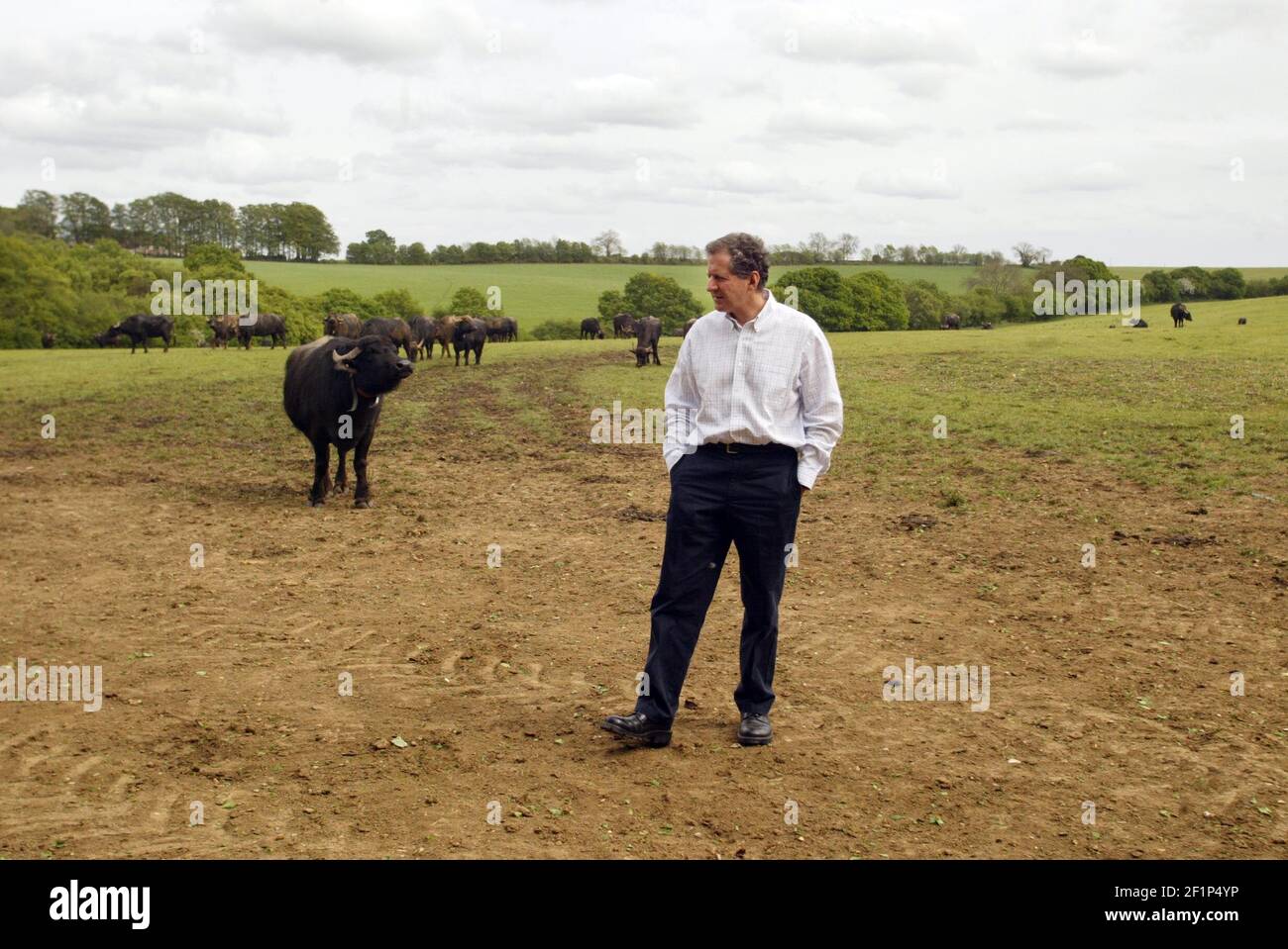 Jody Scheckter on his farm Laverstoke Park farm in Hampshire pic David ...