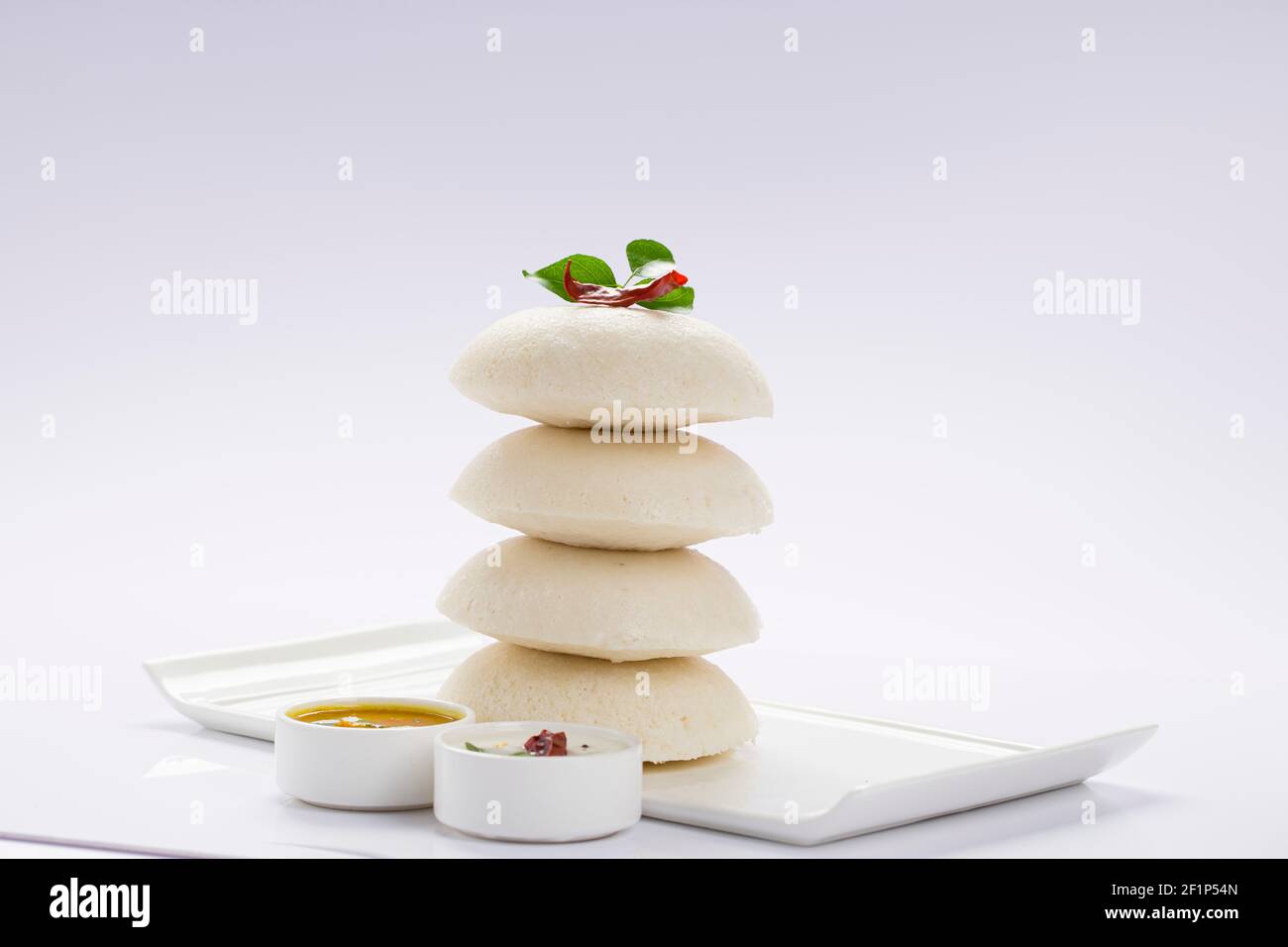 Idly or Idli, south indian main breakfast item which is beautifully ...