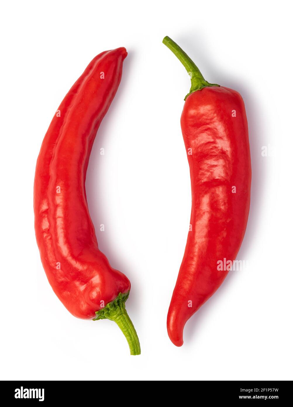 Chili pepper spicy top view Cut Out Stock Images & Pictures - Alamy