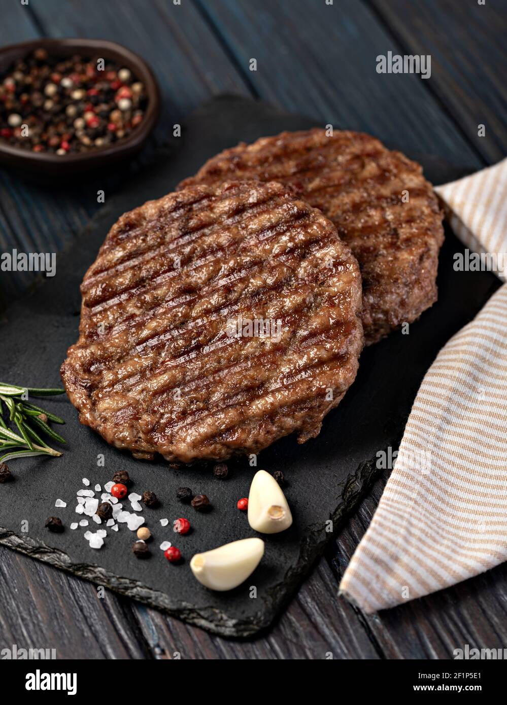 Minced pork beef cutlets hi-res stock photography and images - Alamy