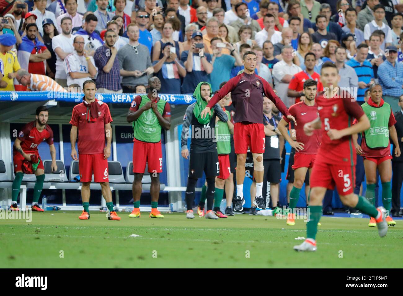 Cristiano Ronaldo (POR) during the UEFA Euro 2016, Final football match ...