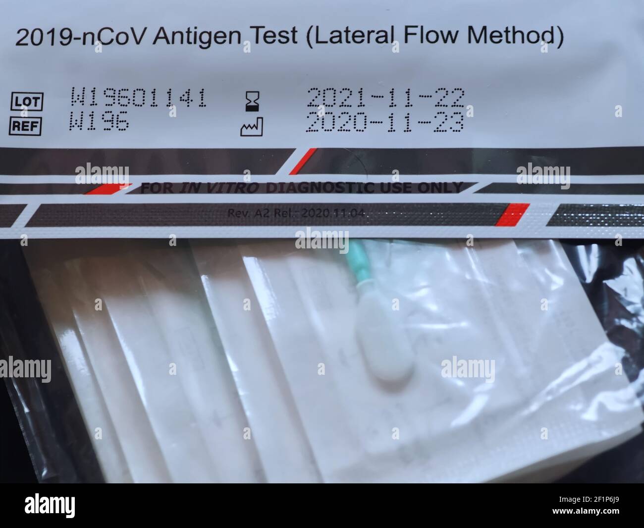 The rapid response covid 19 antigen rapid test device hi-res stock ...