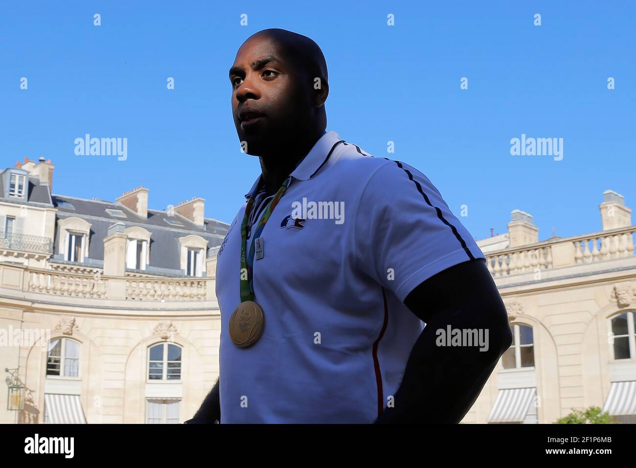 Teddy Riner (Judo +100 kg) - French olympic medalists at l'Elysee ...