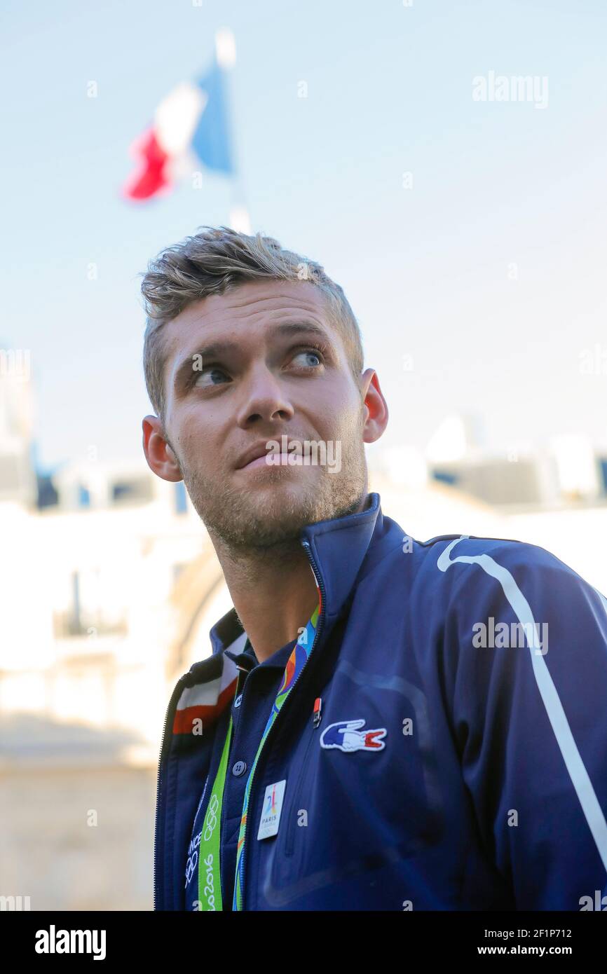Kevin Mayer (decathlon) - French olympic medalists at l'Elysee Palace ...