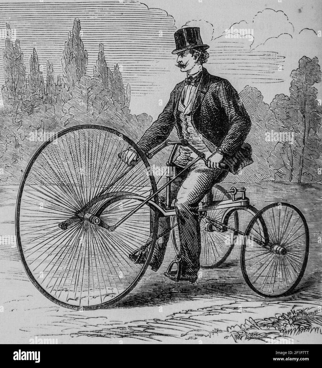 Velocipede Black and White Stock Photos & Images - Alamy